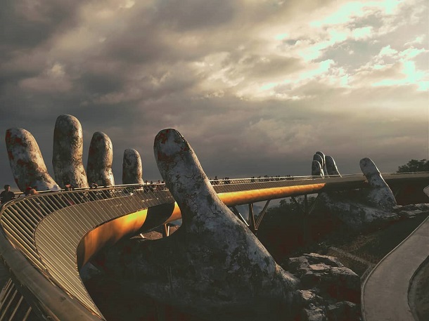 Vietnam's Golden Bridge has taken the world by surprise