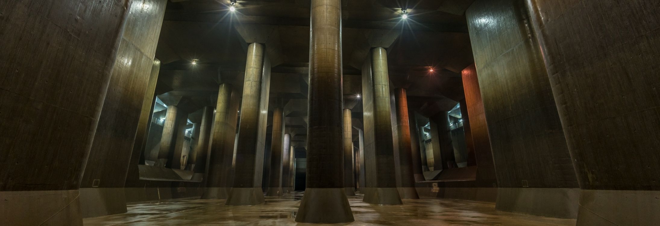 Tokyo Underground Water TOKYO, JAPAN JUNE 20: Visitors Look At Stone