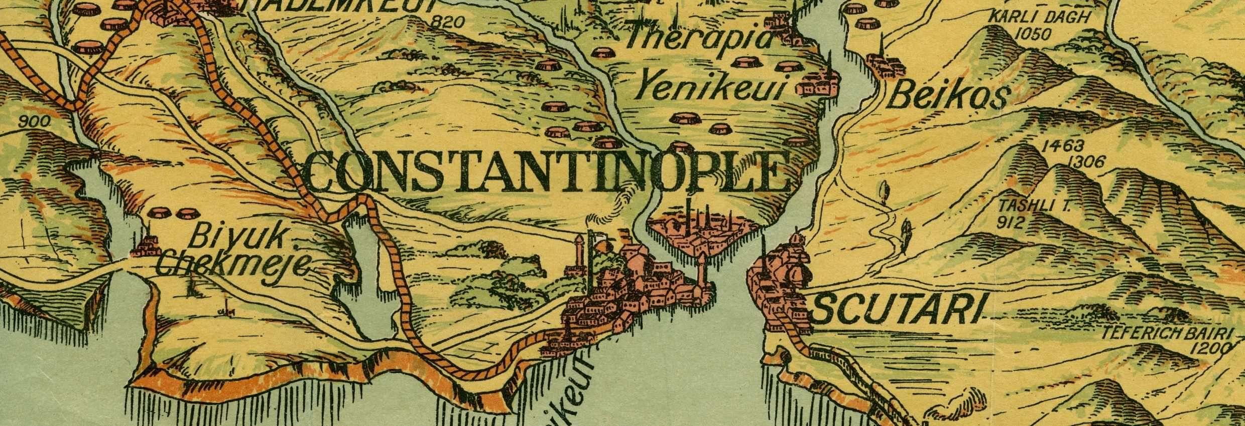 Old Constantinople Map
